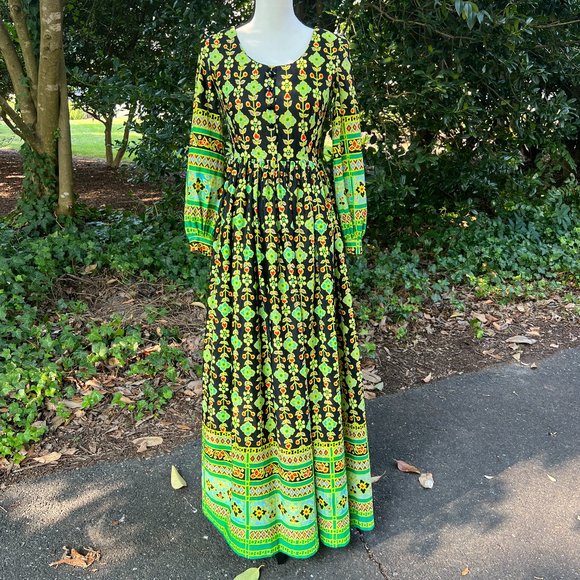 Jennifer Dallas | Dresses | Vintage Jennifer Dallas Floral Long Sleeve ...